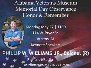 Memorial Day Program At The Alabama Veterans Museum – Athens Now Alabama
